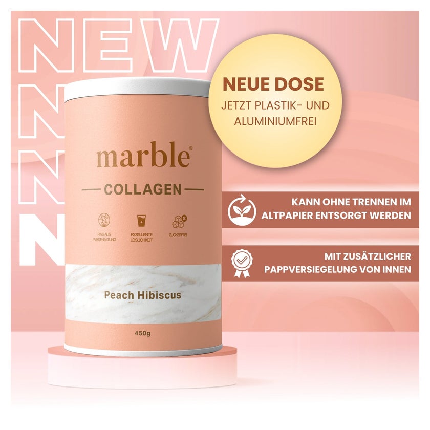 Collagen – Peach Hibiscus | Kollagenpeptide mit natürlichem Aroma 45 g online kaufen | DocMorris