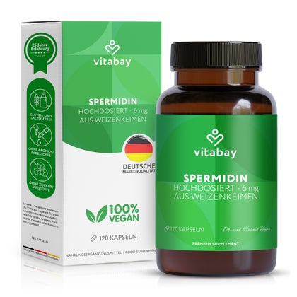 Vitabay Spermidin 6 mg 120 St online kaufen | DocMorris