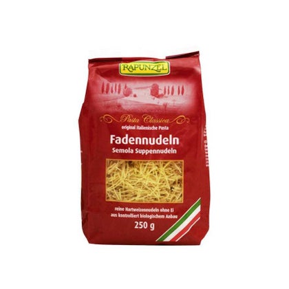 Rapunzel - Faden Suppennudeln Semola 250 g online kaufen | DocMorris