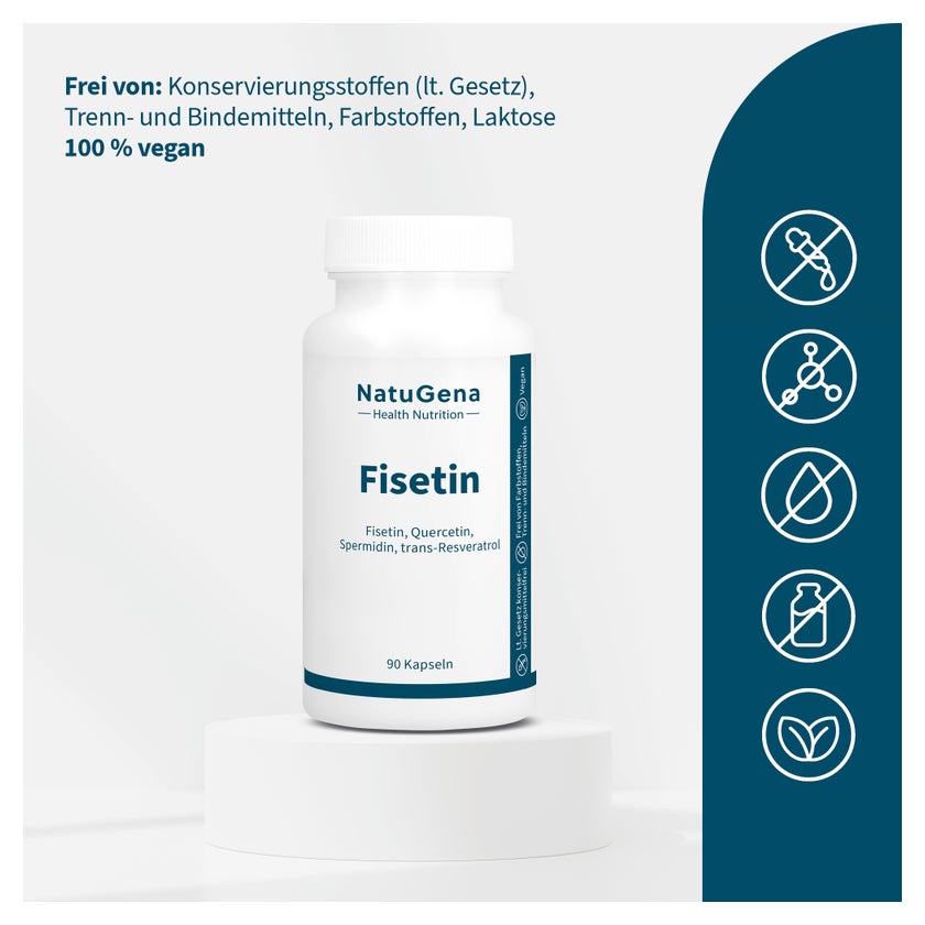 Fisetin+quercetin+spermidin+vitamin B3 Vegan Kaps. 90 St online kaufen ...