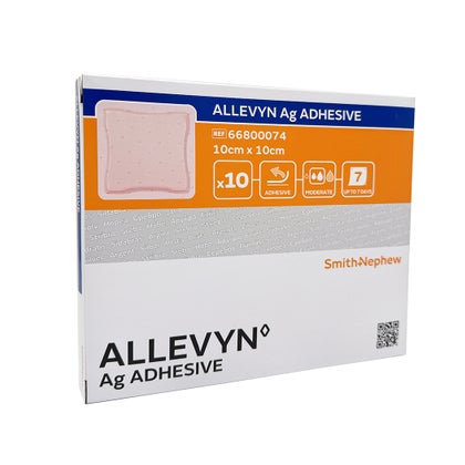 Allevyn Ag Adhesive 10x10 Cm Wundverband 10 St online kaufen | DocMorris
