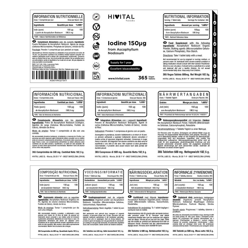 Jod 150 mcg | 365 vegane Tabletten 365 St online kaufen | DocMorris