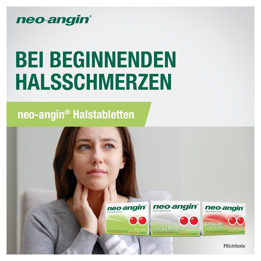 Doppelpack neo-angin Halstabletten Kirsc 2X24 St online kaufen | DocMorris
