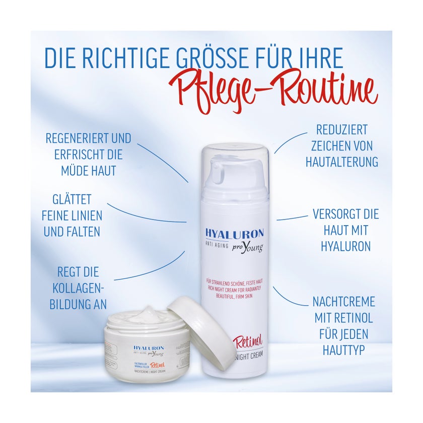 PROYOUNG HYALURON Retinol Anti Aging Nachtcreme 50 ml online kaufen ...