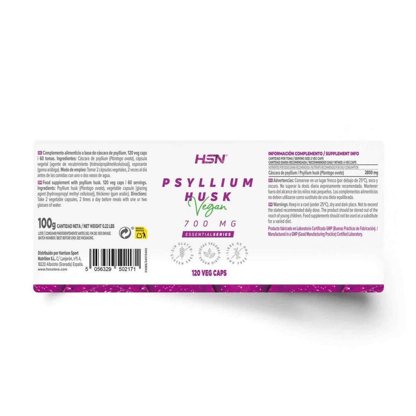 PSYLLIUM HUSK 700 mg - 120 veg caps 60 St online kaufen | DocMorris