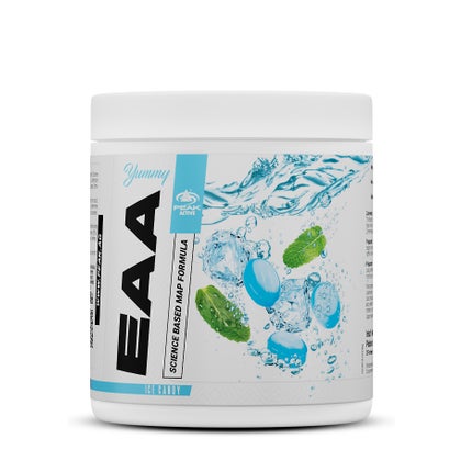 PEAK Yummy EAA - 400g - Geschmack Ice Candy I 25 Portionen I essenzielle Aminosäuren I ...
