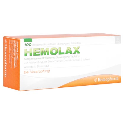 Hemolax 5 mg magensaftresistente überzog 100 St online kaufen | DocMorris