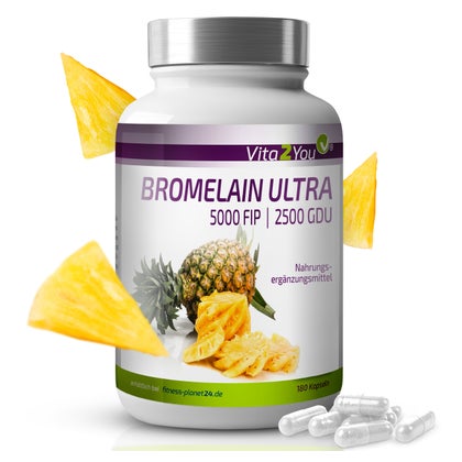Vita2You Bromelain 5000FIP Kapseln 180 St online kaufen | DocMorris