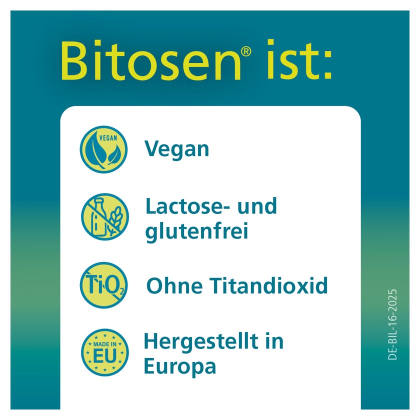 Bitosen 20 mg Schmelztabletten 30 St online kaufen | DocMorris