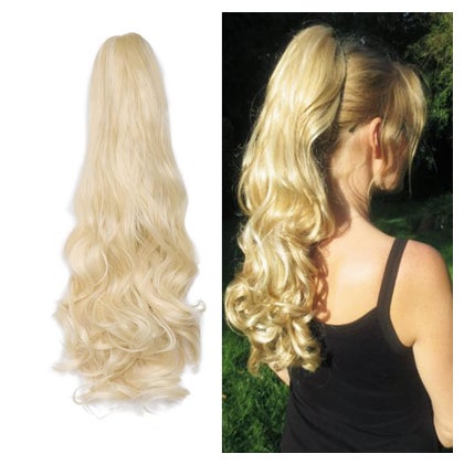 Pferdeschwanz Haarteil Clip in Extensions 45 cm 140g Bleach 1 St online ...