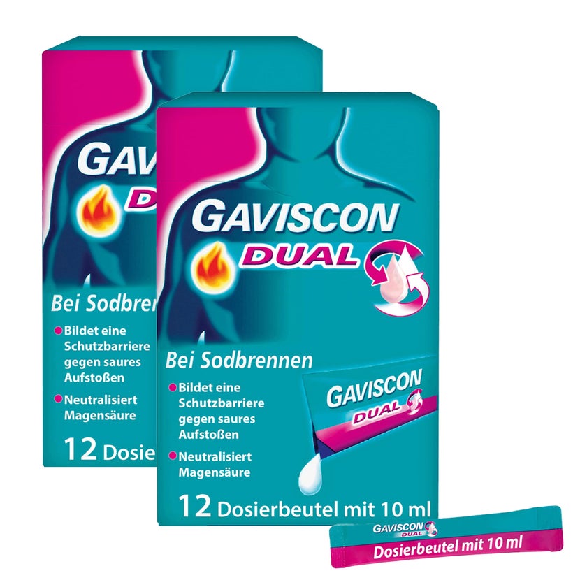 GAVISCON Dual Suspension Duo 2X12X10 ml online kaufen | DocMorris