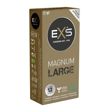 «Magnum» Extra Large, XXL-Kondome für noch mehr Freiraum (12 Kondome ...