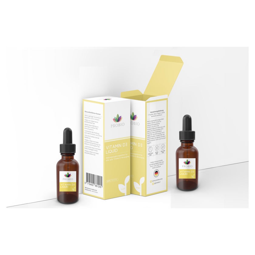 Vitamin D3 LIQUID – Tropfen für Immunsystem & Knochen 875 ml online ...