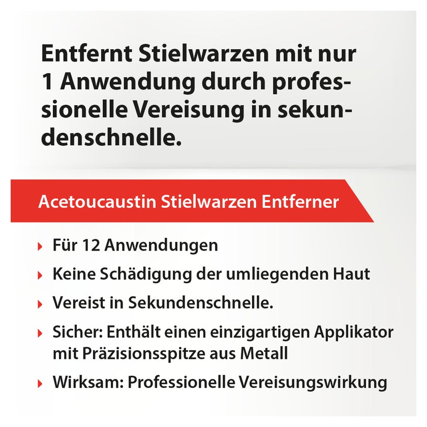 Acetocaustin Stielwarzen Entferner Stift 50 ml online kaufen | DocMorris