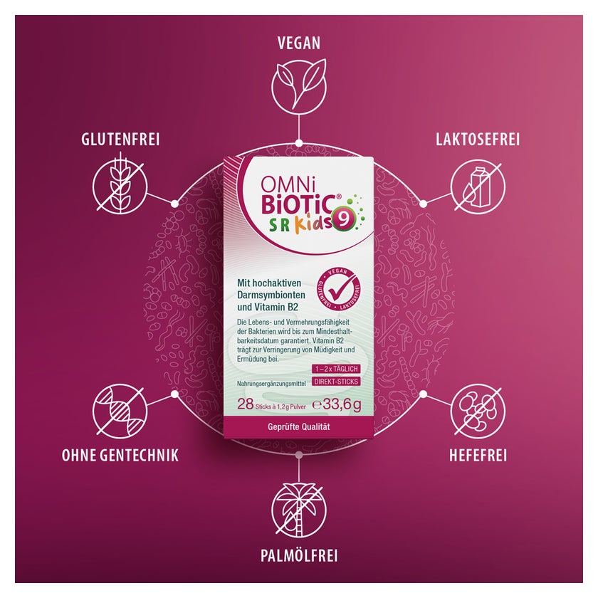 OMNi-BiOTiC SR-9 Kids 28X1,2 g online kaufen | DocMorris